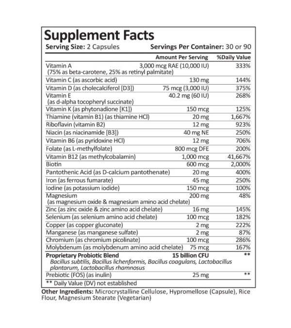 ProCare Health Bariatric Multivitamin Capsule + Probiotic – Barimeds